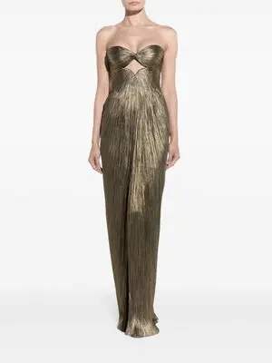 Maria Lucia Hohan Stephanie Gown - Gold | Editorialist