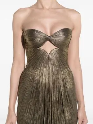 maria lucia hohan dress gold STEPHANIE main image 1