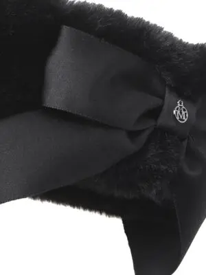 MAISON MICHEL Zaza Ear Muffs - Black