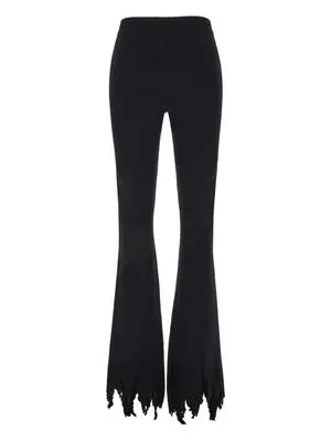 JW Anderson Shredded-hem Flared Trousers