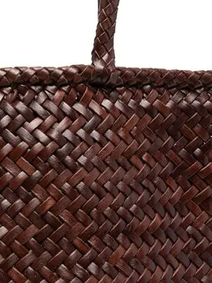 Dragon Diffusion Small Grace Basket Leather Tote Bag - Brown