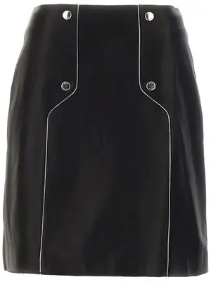 Hugo Leather Mini Skirt