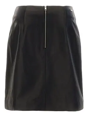 Hugo Leather Mini Skirt