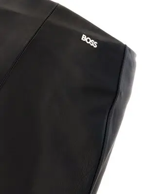 Hugo Leather Mini Skirt