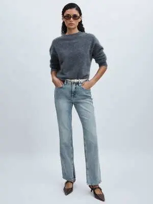 Good American Good Icon Straight-leg Jeans