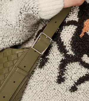 Bottega Veneta Small Intrecciato Traveler Bag