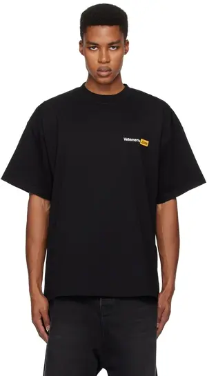 Vetements VETEMENTS Black 'Vetements.com' T-shirt - Black