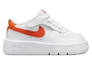 Nike Force 1 Low Easyon Sneakers - White/safety Orange