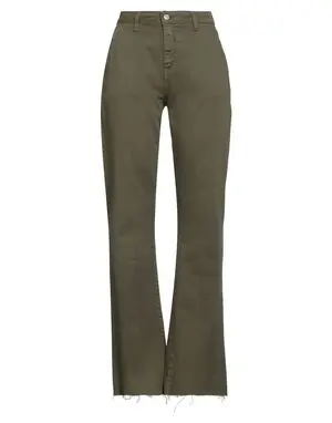 HAVEONE Flared Gabardine Trousers