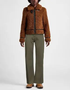 HAVEONE Flared Gabardine Trousers