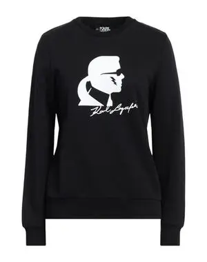 Karl Lagerfeld Organic Cotton Sweatshirt - Black