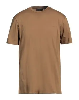 LIU •JO MAN T-shirt Light Brown Size Cotton