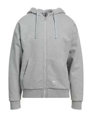 Nike Cotton Polyester Sweatshirt With Zipper - Grey
