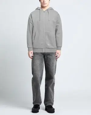 Nike Cotton Polyester Sweatshirt With Zipper - Grey