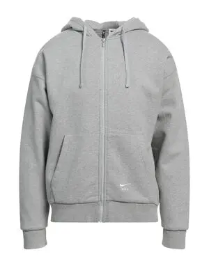 Nike Cotton Polyester Sweatshirt With Zipper - Grey
