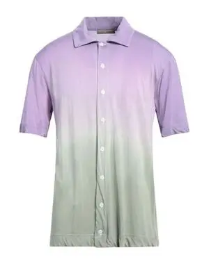 DANIELE FIESOLI Shirt Size Cupro, Cotton - Purple