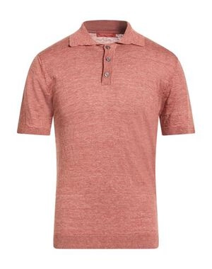 DANIELE FIESOLI Polo Shirt Size Linen - Red