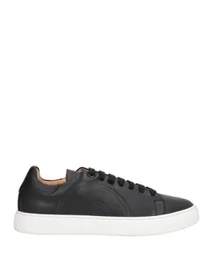 LIU •JO MAN Leather Low-top Sneakers - Black