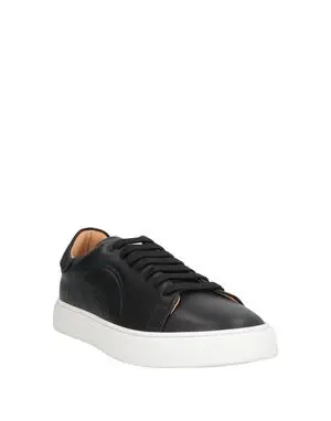 LIU •JO MAN Leather Low-top Sneakers - Black