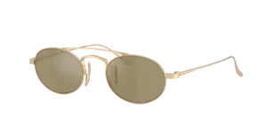 Giorgio Armani Sunglasses - Clear Mirror Real Yellow Gold
