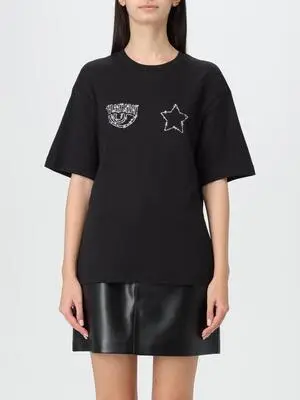 CHIARA FERRAGNI Embroidered T-shirt - Black
