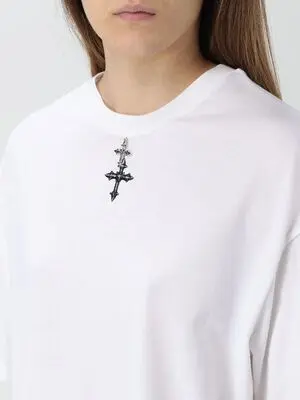 CHIARA FERRAGNI Embellished T-shirt - White