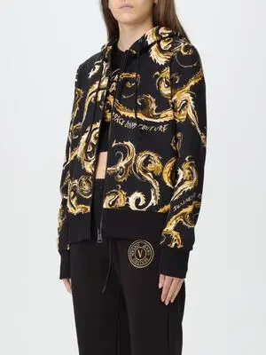 Versace Printed Full Zip Hoodie