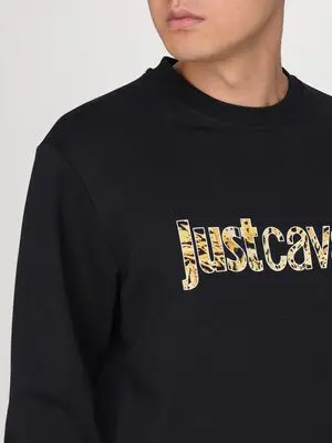 Just Cavalli Graphic Logo Sweatshirt - Black