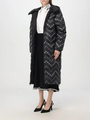 Karl Lagerfeld Puffer Coat With Belt