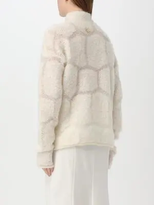 GENNY Textured High Neck Sweater