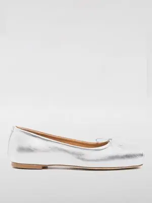 Aeyde Silver Tone Flats For Women