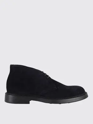 DOUCAL'S Leather Ankle Boots - Blue
