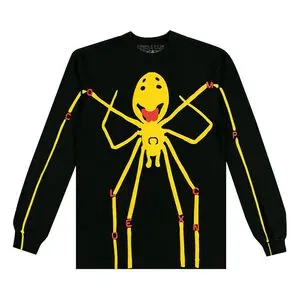 CACTUS PLANT FLEA MARKET Complexcon Smiiiiley Spider Legs Long-sleeve - Black
