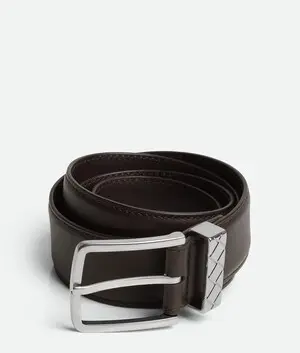 BOTTEGA  VENETA Intreccio Loop Belt - Fondant