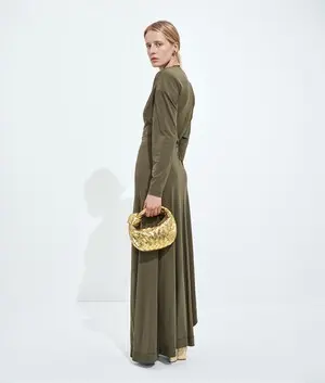 Bottega Veneta Mini Jodie Top Handle Bag - Gold