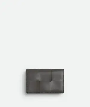 Bottega Veneta Cassette Business Card Case - Lapilli/limonite