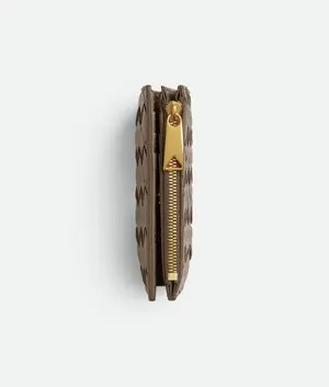 Bottega Veneta Intrecciato Small Bi-fold Wallet - Pinecone