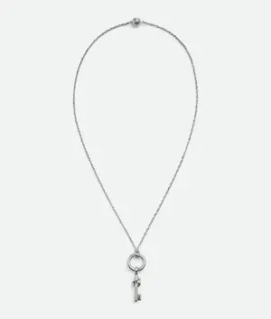 Bottega Veneta Key Knot Pendant Necklace