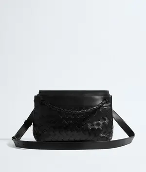 Bottega Veneta Small Andiamo Messenger - Black