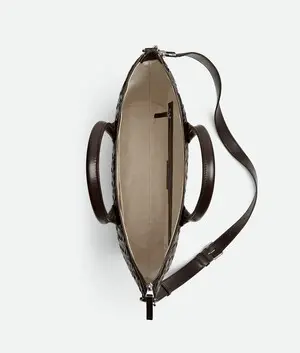 Bottega Veneta Intrecciato Zipped North-south Tote - Fondant