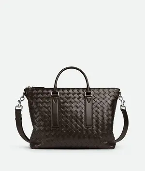BOTTEGA  VENETA Intrecciato Soft Briefcase - Fondant
