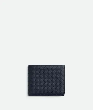 BOTTEGA  VENETA Intrecciato Piccolo Bi-fold Wallet - Space