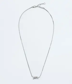 Bottega Veneta Knot Necklace - Silver