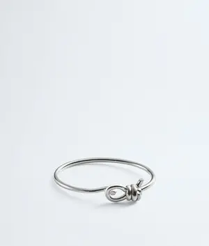 Bottega Veneta Knot Bracelet - Silver