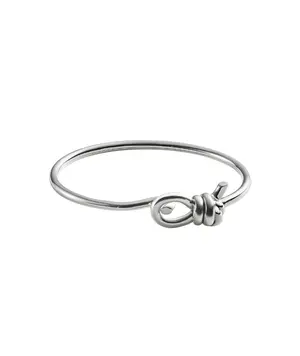 Bottega Veneta Knot Bracelet - Silver