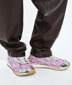 Bottega Veneta Orbit Sneaker - Gloss/silver