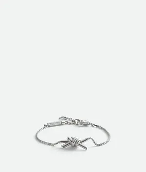 BOTTEGA  VENETA Bottega Veneta Knot Bracelet - Silver
