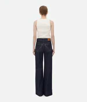Bottega Veneta Palazzo Jeans - Indigo