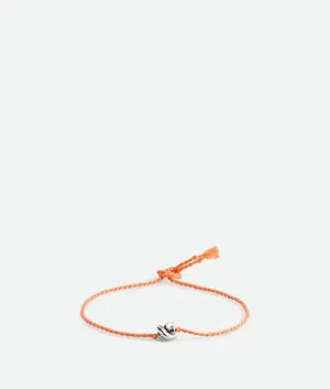 BOTTEGA  VENETA Bottega Veneta Knotted Bracelet - Orange