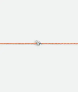 Bottega Veneta Knot Bracelet - Orange